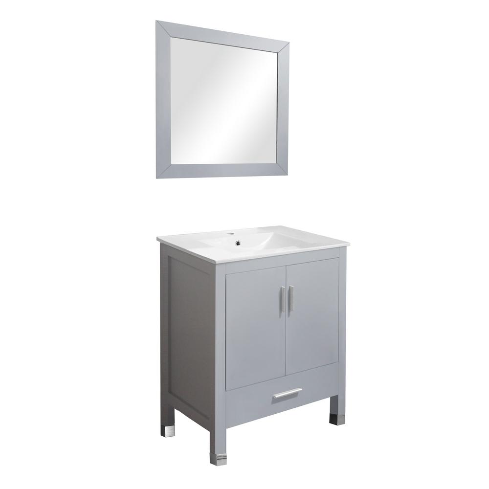 Garrido Bros. and Co. Armani 27.5 in. W x 18 in. D x 35 in. H Vanity in ...