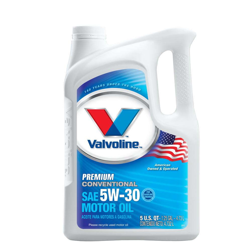 Valvoline 5 Qt 5W 30 Premium Conventional Motor Oil 779461 The Home Valvoline 5 Qt 5W 30 Premium Conventional Motor Oil 779461 The Home