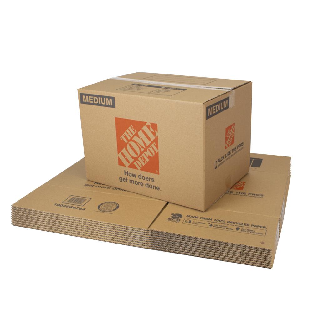 The Home Depot 22 In L X 16 In W X 15 In D Medium Moving Box 10 Pack MEDBX10 The Home Depot the-home-depot-22-in-l-x-16-in-w-x-15-in-d-medium-moving-box-10-pack-medbx10-the-home-depot