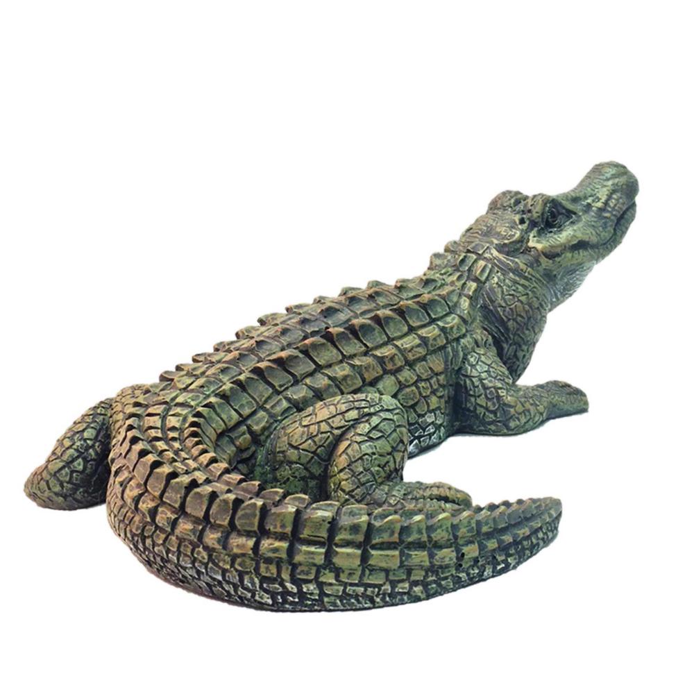 Homestyles 22 in. Gator the Alligator Bronze Patina Collectible Beach ...