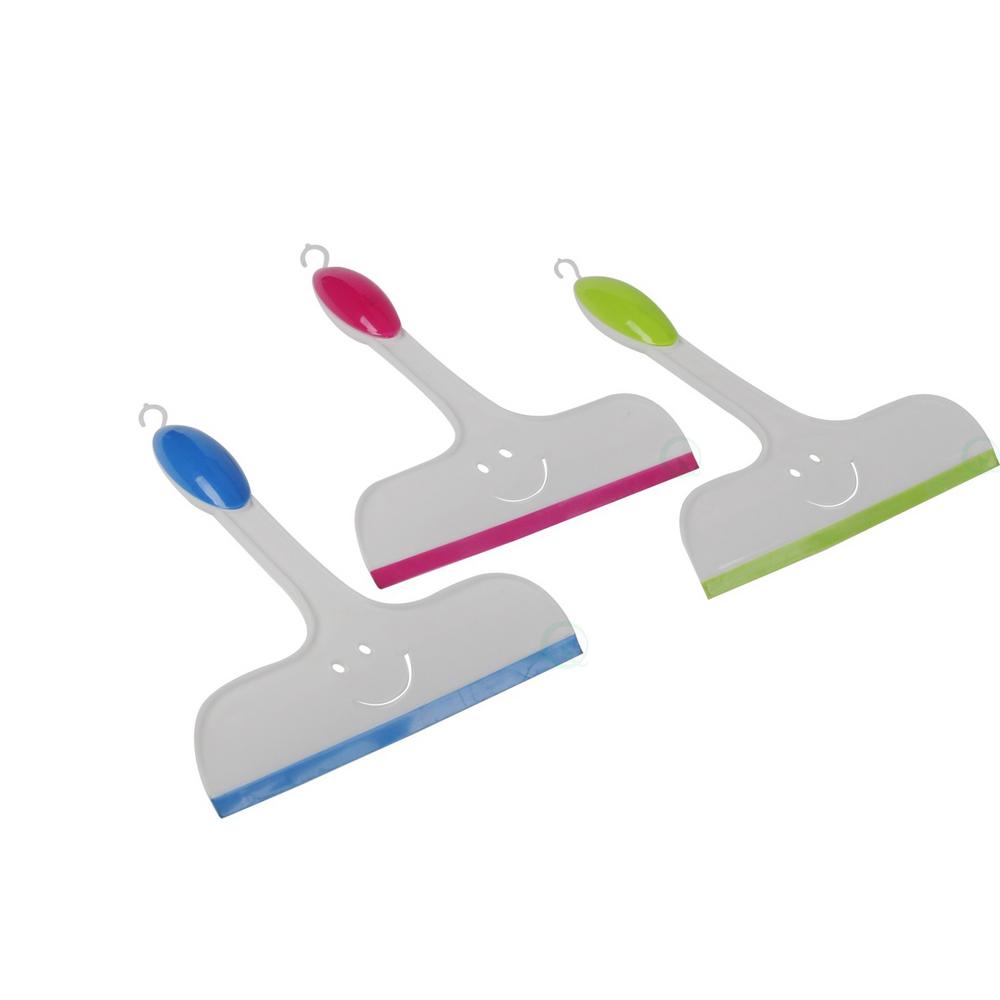 Basicwise Set of 3 Window and Shower Silicone Squeegees-QI003261.3 ...