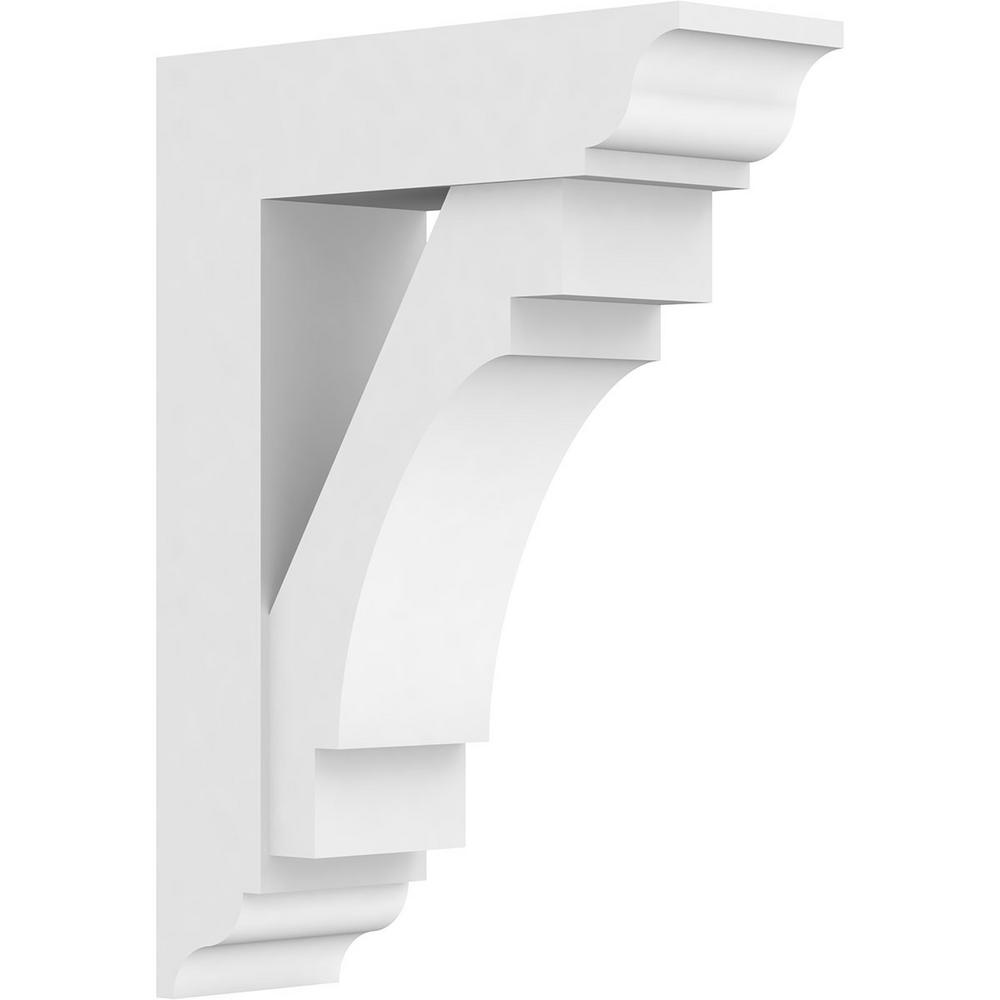 Ekena Millwork 3 in. x 30 in. x 30 in. Traditional Bracket with ...