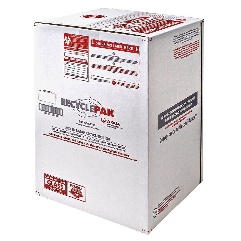 RecyclePak 2 ft. Mixed Lamp Recycling Box-SPDSUPPLY126 - The Home Depot