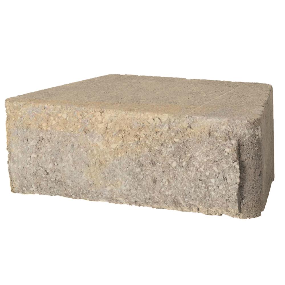 Pavestone RockWall Small 4 in. H x 11.75 in. W x 7 in. D Canyon Blend ...