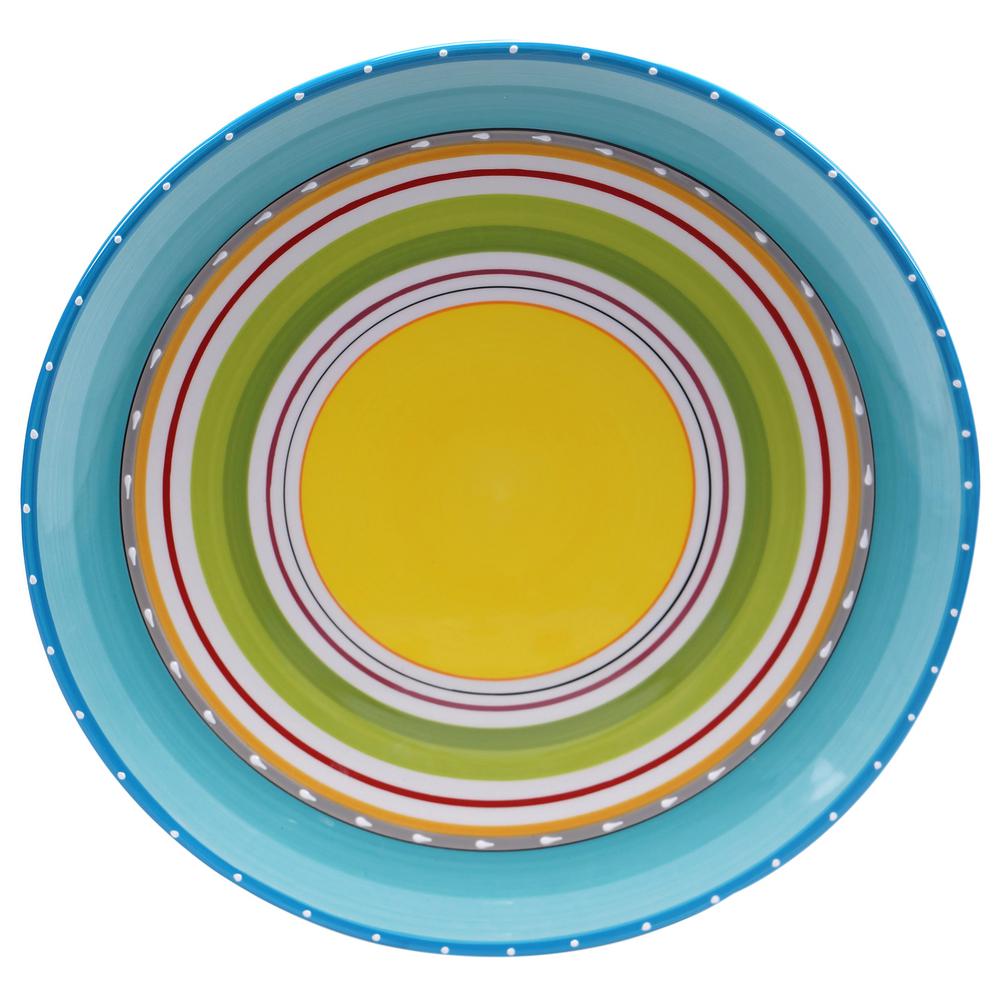 Certified International Mariachi Multi-Colored Round Serving Platter ...