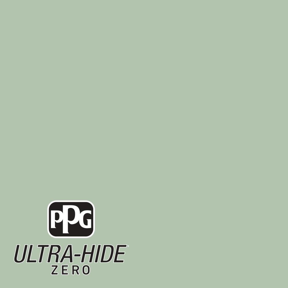 PPG 1-gal. #HDPG62D Ultra-Hide Zero Frond Green Satin Interior Paint ...