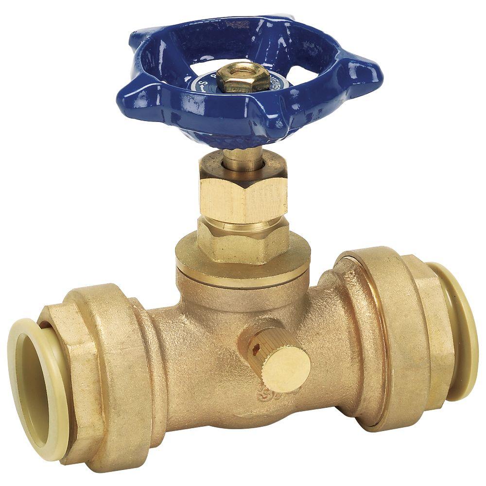 Homewerks Worldwide 1 2 In Brass Stop And Water Gate Valve Lead Free