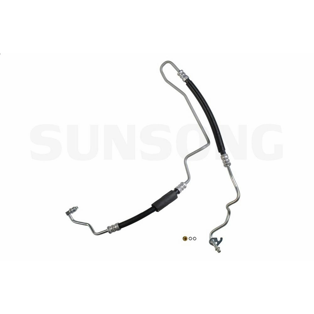 Sunsong Power Steering Pressure Line Hose Assembly-3402391 - The Home Depot