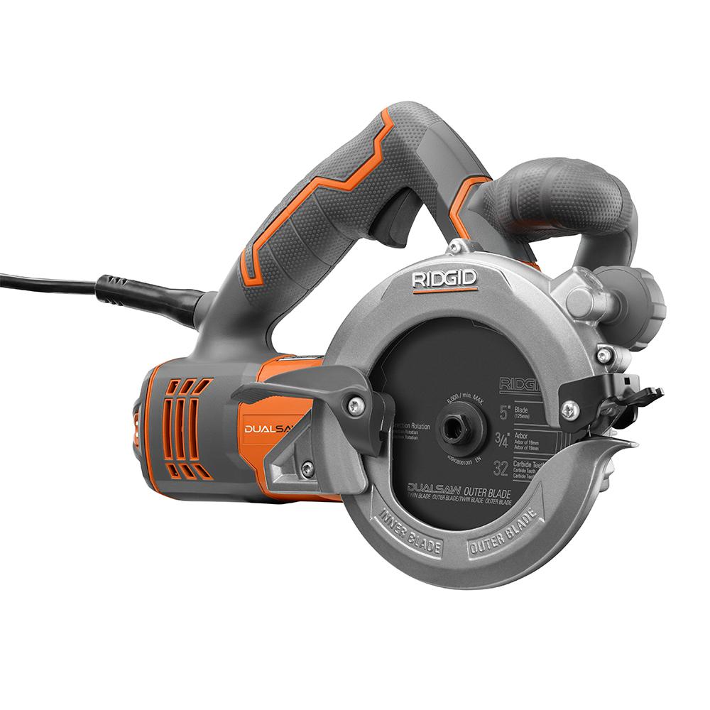 RIDGID 5 In 2 Blade Circular Saw R3250 The Home Depot RIDGID 5 In 2 Blade Circular Saw R3250 The Home Depot