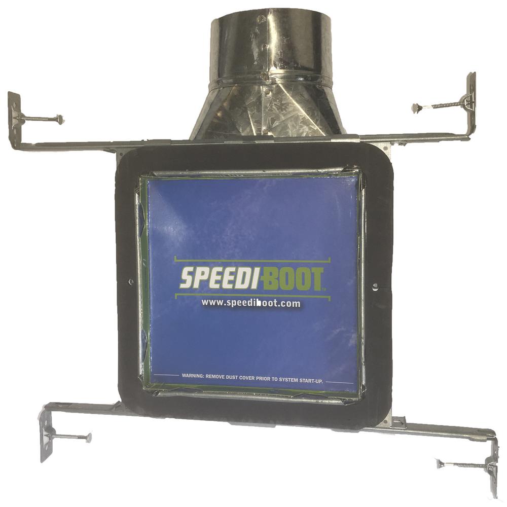 SPEEDI-BOOT 6 in. W x 6 in. L to 4 in. Dia 90-Degree Register Boot-SBH ...