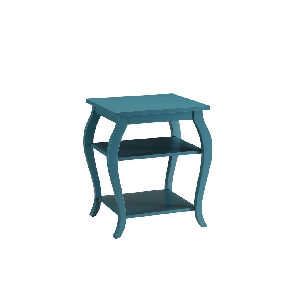 Venetian Worldwide Becci Teal End Table VA-82832 - The Home Depot