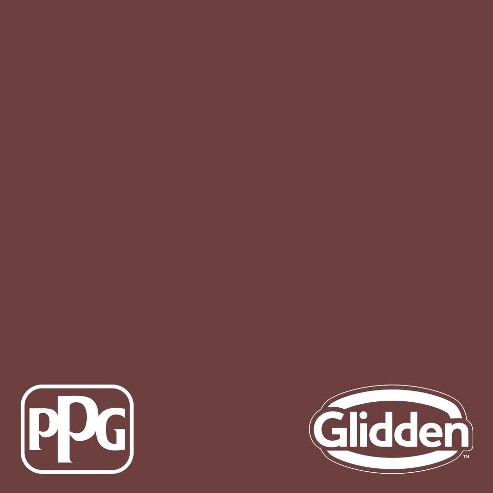 Glidden Premium 5 gal. PPG1053-7 Burgundy Wine Semi-Gloss Interior ...