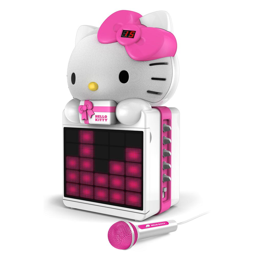 Hello Kitty CD+G Karaoke System with LED Light Show and MP3/MP3+G ...