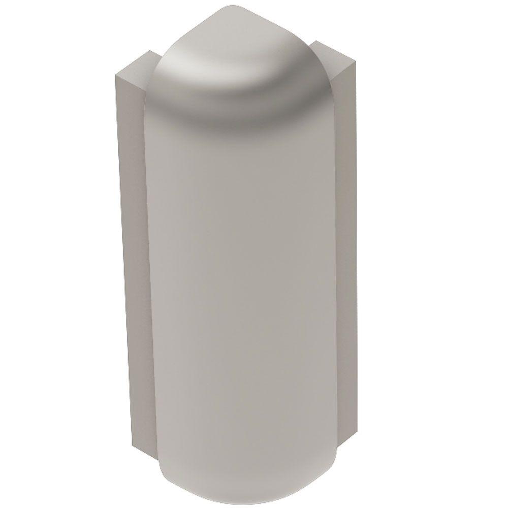 Schluter Rondec-Step Satin Nickel Anodized Aluminum 3/8 in. x 1-7/8 in ...