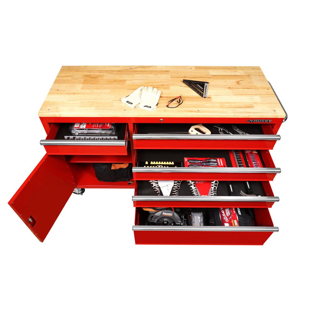 Mobile Workbench - Black - Husky - Tool Storage - Tools - The Home Depot