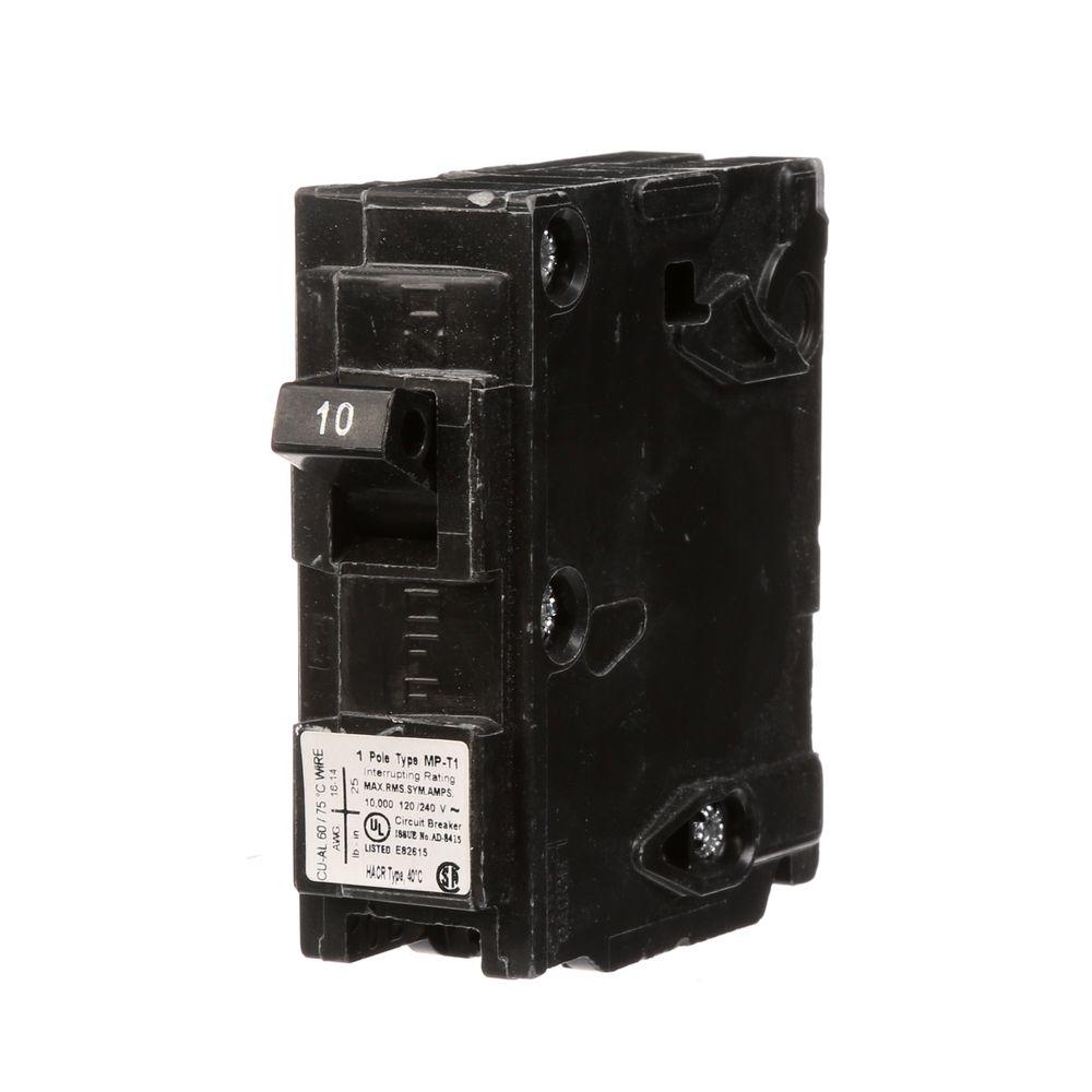 Murray 10 Amp Single-Pole Type MP Circuit Breaker-MP110 - The Home Depot