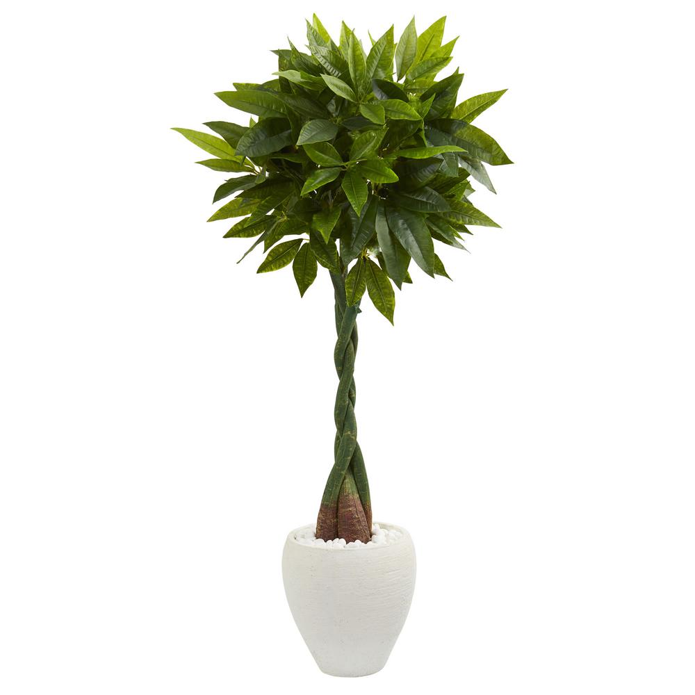 Nearly Natural Real Touch 5 ft. High Indoor Money Artificial Tree in ... Nearly Natural Real Touch 5 ft. High Indoor Money Artificial Tree in ...