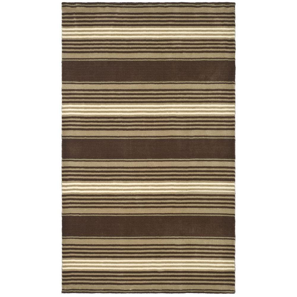 Garland Rug Carnival Stripe Random Multi 4 ft. x 6 ft. Area Rug-CV-00 ...