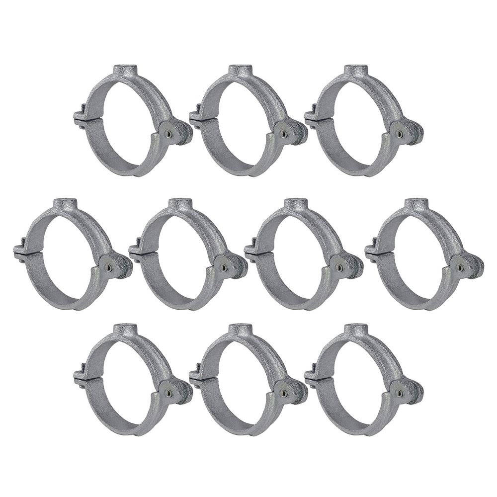 The Plumber's Choice 1/2 in. Hinged Split Ring Pipe Hanger in ...