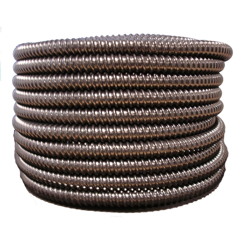 HYDROMAXX 2 in. Dia x 25 ft. Black Flexible Corrugated PVC Non Split ...