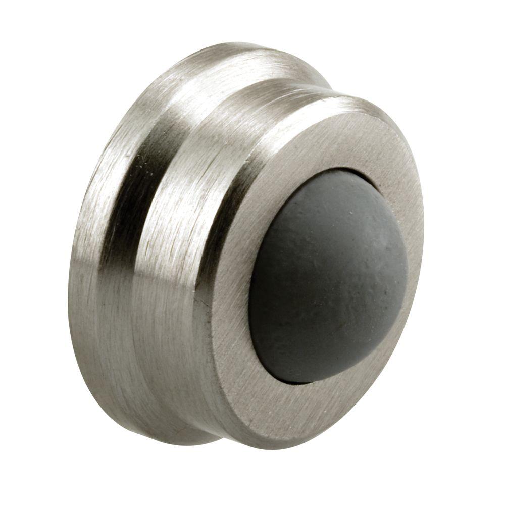 Prime Line 1 In Brushed Chrome Door Wall Stop With Rubber Bumper J Prime Line 1 In Brushed Chrome Door Wall Stop With Rubber Bumper J