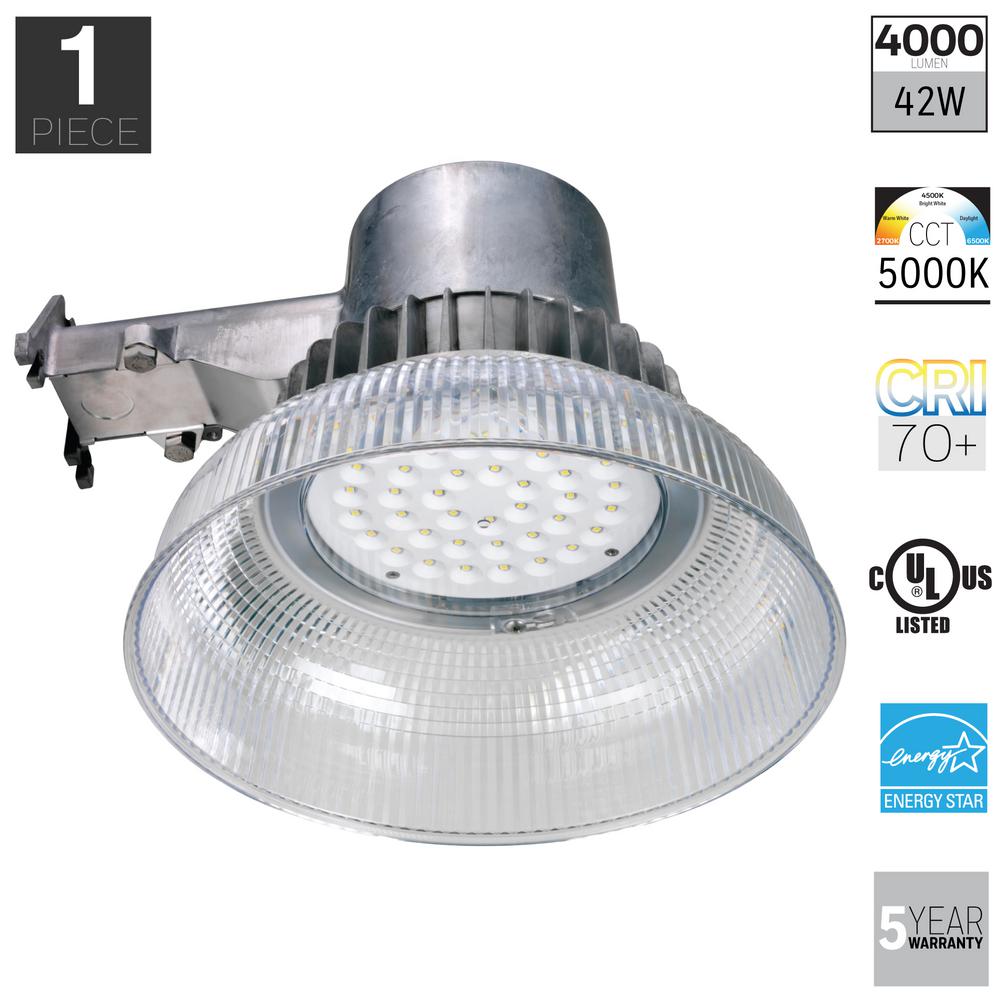 Honeywell 45-Watt Aluminum Outdoor Integrated LED Area light-MA0201-17 ...