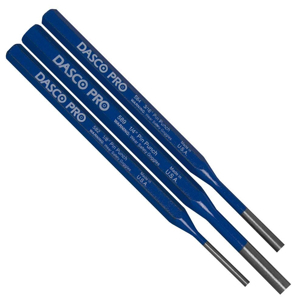 Dasco Pro Pro Nail Setter Set (3-Piece)-76 - The Home Depot