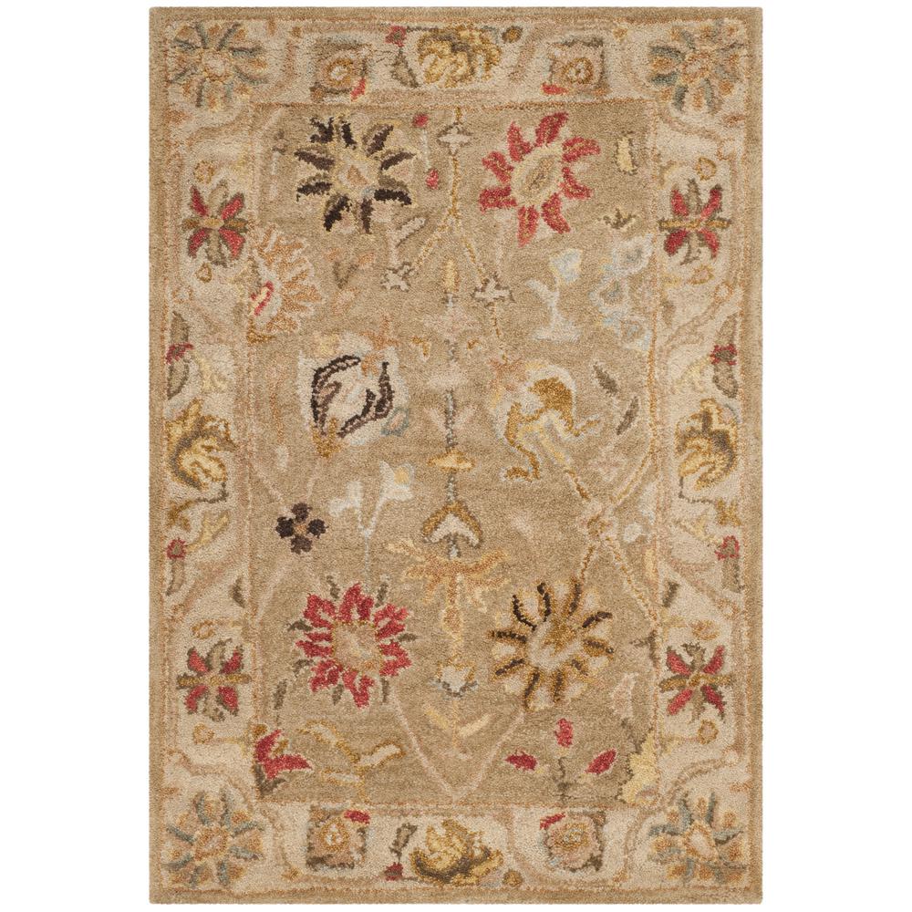 Safavieh Antiquity Taupe/Beige 2 ft. x 3 ft. Area Rug-AT859B-2 - The ...