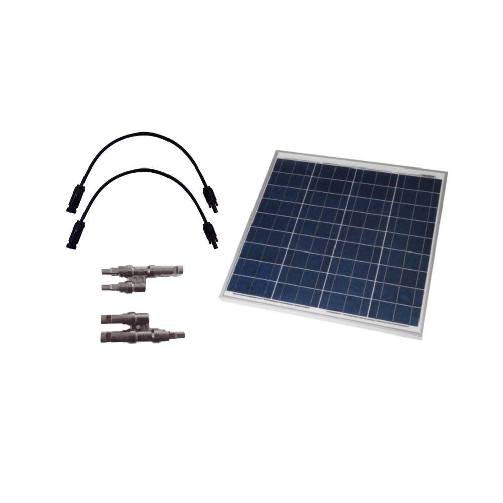 Grape Solar 50-Watt Off-Grid Solar Panel Expansion Kit-GS-50-EXP - The ...