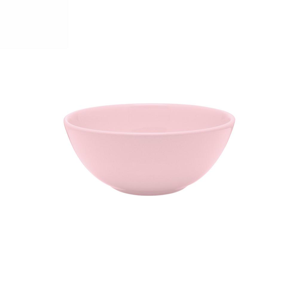 Manhattan Comfort Floreal 20.29 oz. Pink Earthenware Soup Bowls (Set of ...