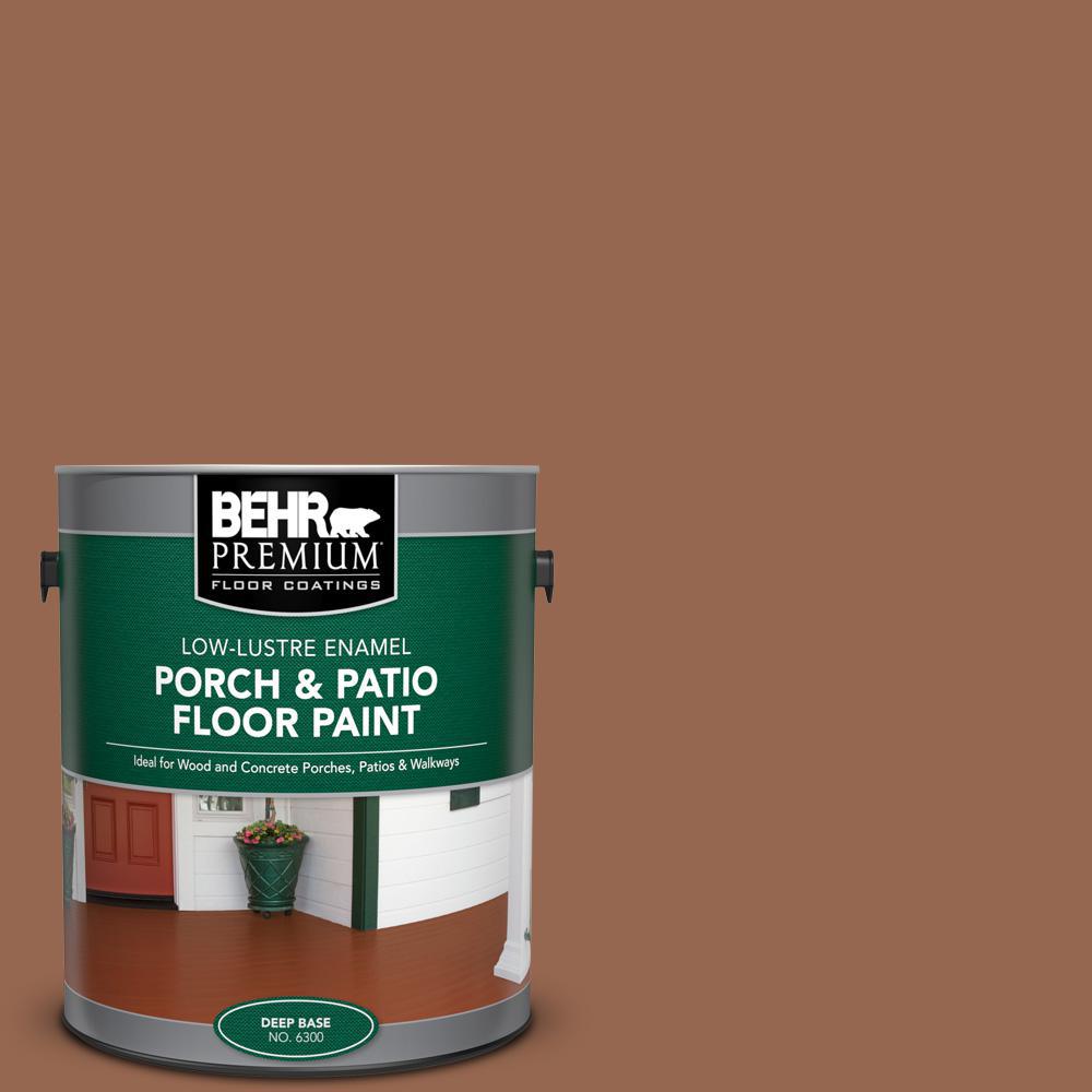 BEHR Premium 1 gal. #240F-6 Sable Brown Low-Lustre Enamel Interior ...