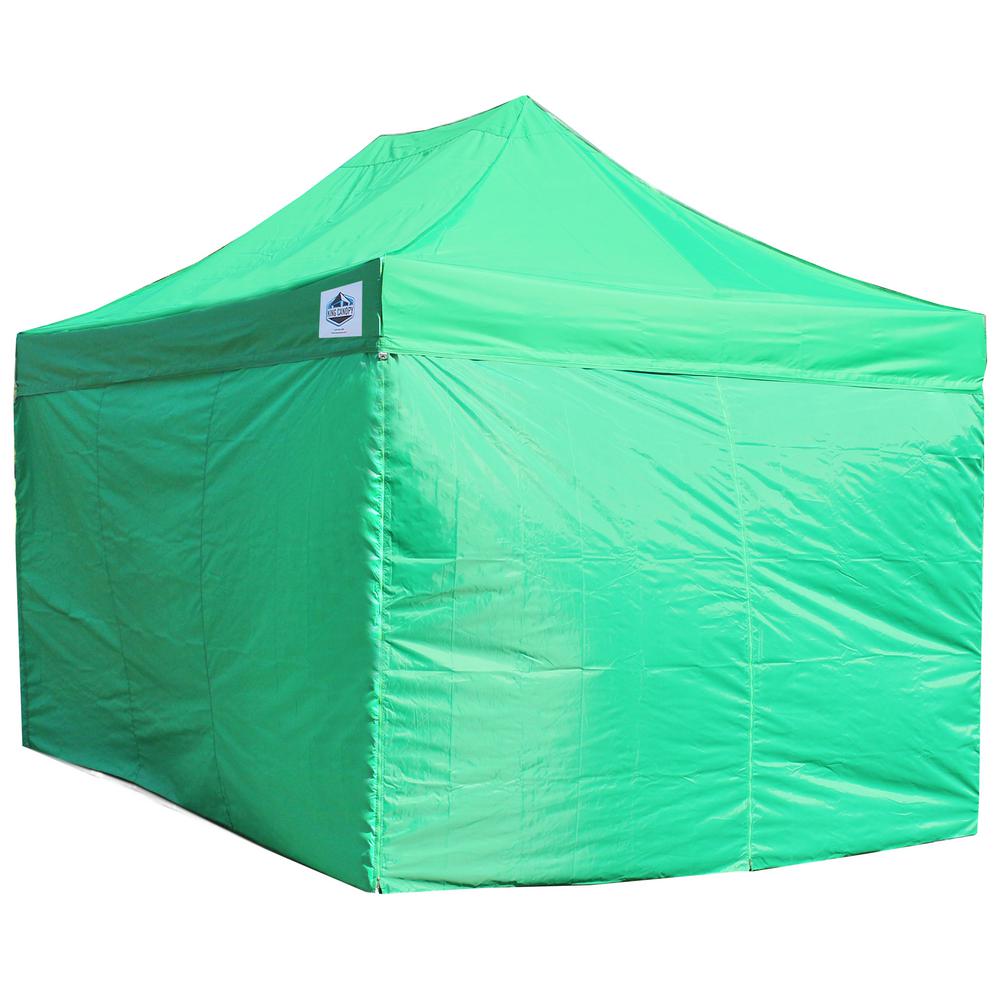 King Canopy Universal 10 ft. x 15 ft. Green Side Walls for Instant (4 ...
