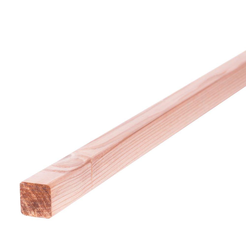 Mendocino Forest Products 2 in. x 2 in. x 10 ft. Construction Heart S4S ...