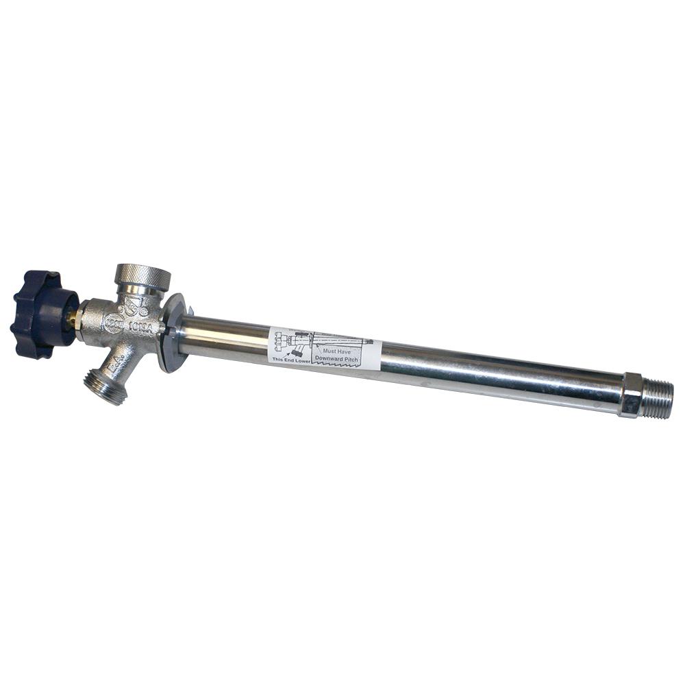 Merrill 1/2 in. x 10 in. MIP x SWT Frost Proof Ant-Siphon Outdoor Wall ...