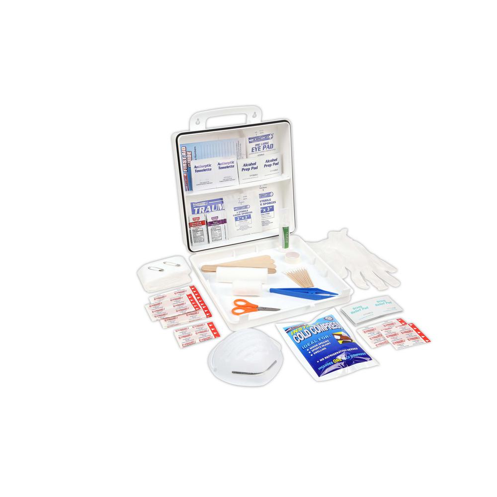 Rapid Care 233-Piece 50 Person OSHA/ANSI Poly First Aid Kit-RC-50MAN-W ...