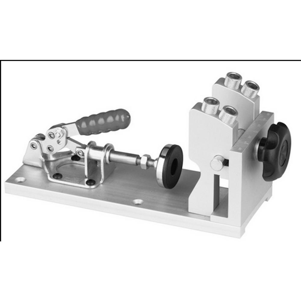 WEN Metal Pocket Hole Jig Kit with L-Base, Step Drill Bit, and Self ...