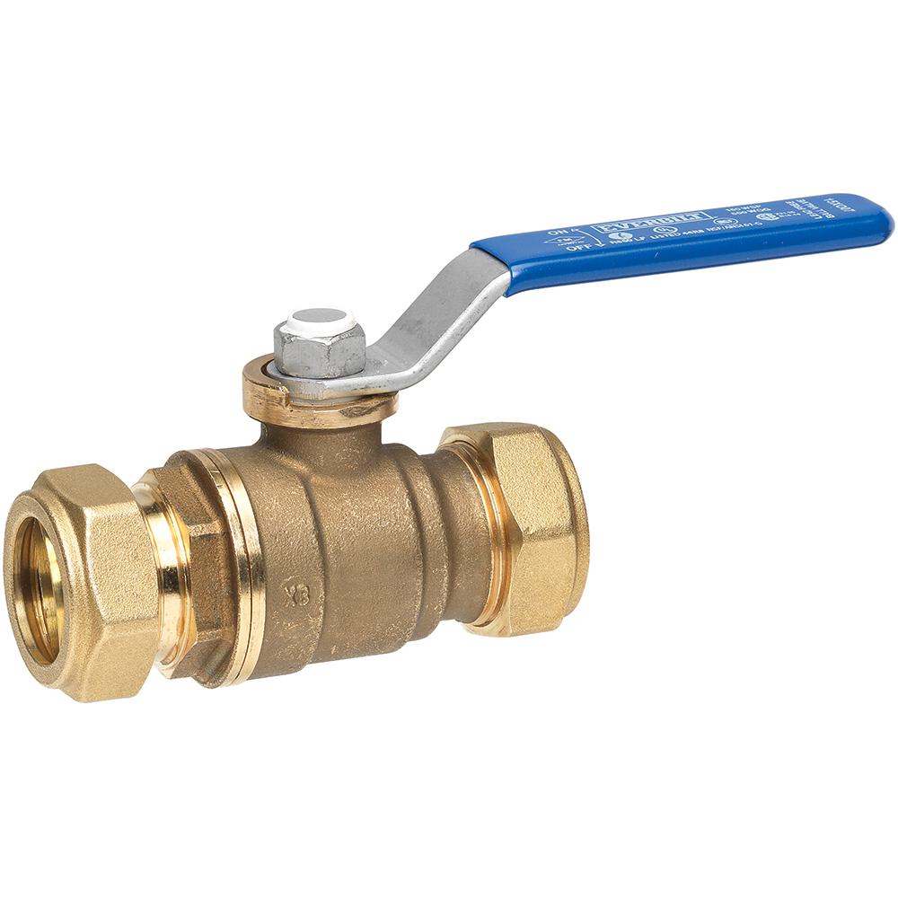 LEGEND VALVE 1 in. Brass Compression End Ball Valve No Lead-T-1009NL ...