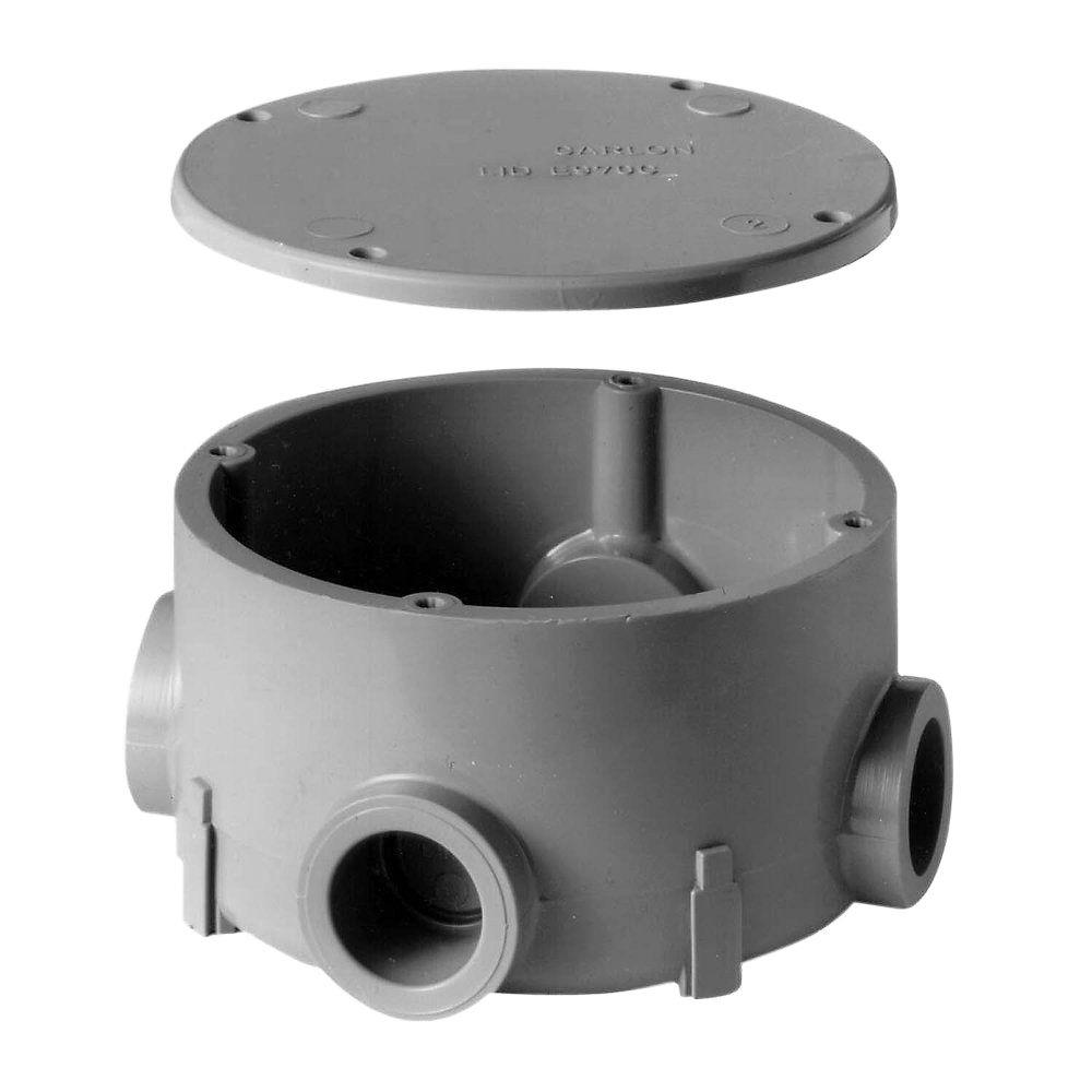 Carlon 1/2 in. Type-X Round Conduit Body-E970CD-CTN - The Home Depot