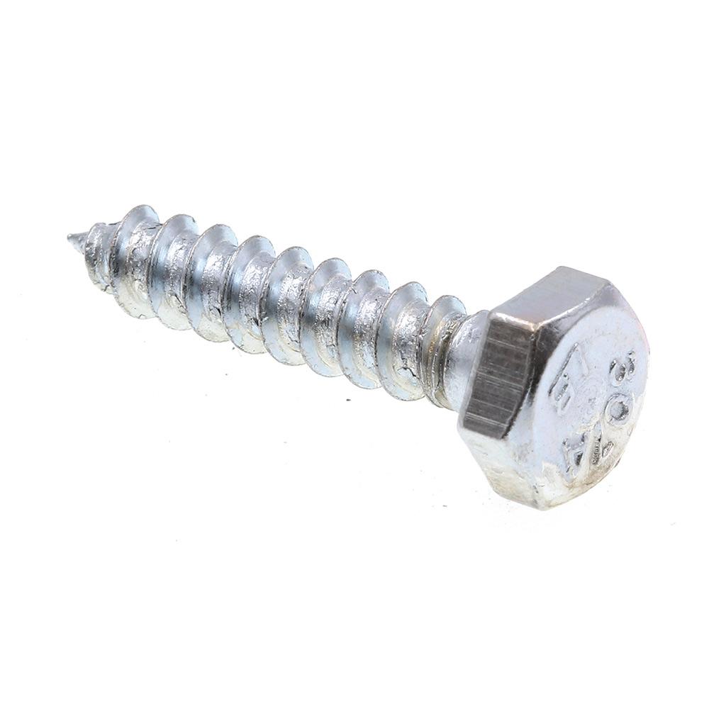 Prime-Line 3/8 in. x 2 in. A307 Grade A Zinc Plated Steel Hex Lag ...