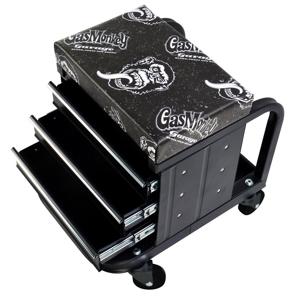Pro-Lift Z Creeper 2-in-1 Creeper and Seat 36 in. with 6 Casters and ...