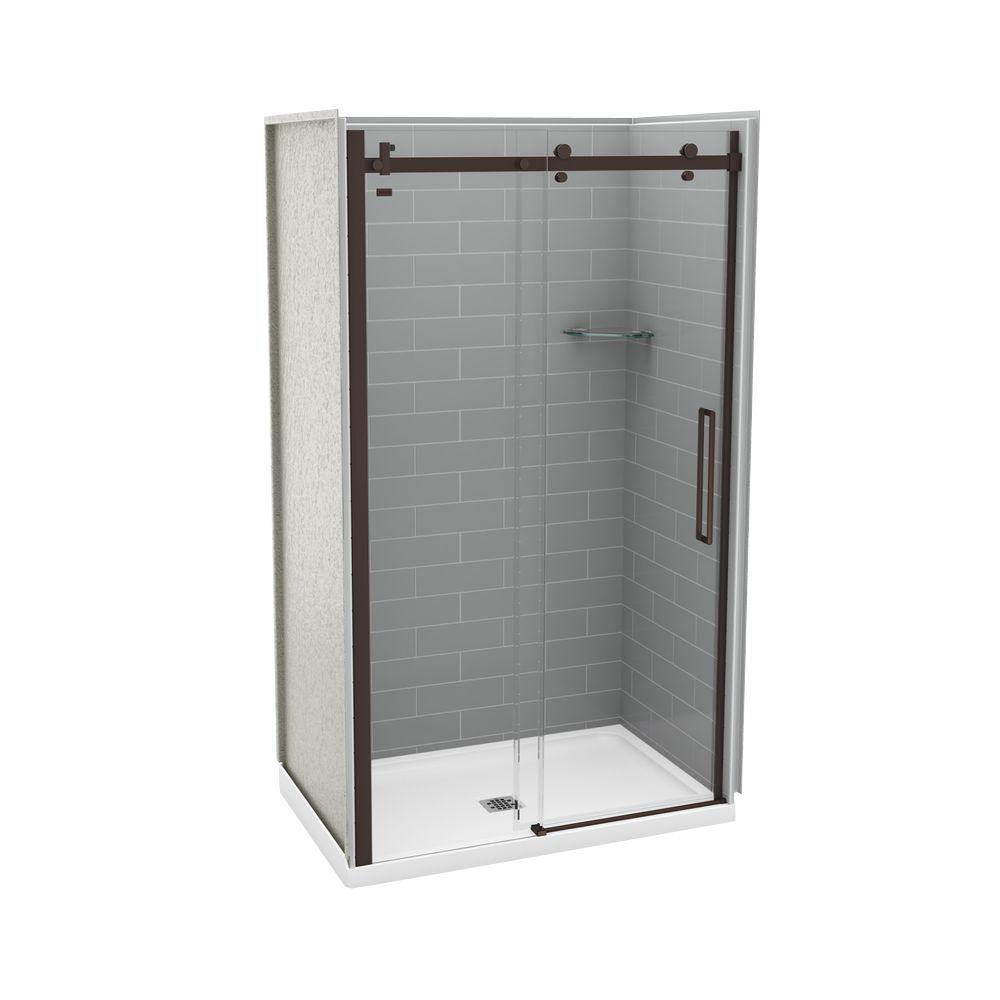 Utile by MAAX 32 in. x 48 in. x 83.5 in. Direct-to-Stud Alcove Shower ...