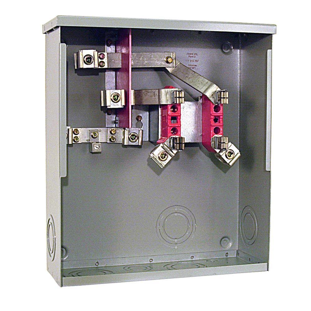 Milbank 200 Amp Ring-Type Underground Meter Socket-R4015-O - The Home Depot