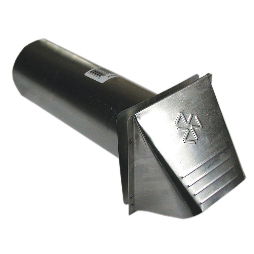 Speedi-Products 4 in. Aluminum Wide Mouth Exhaust Hood with Back Draft ...