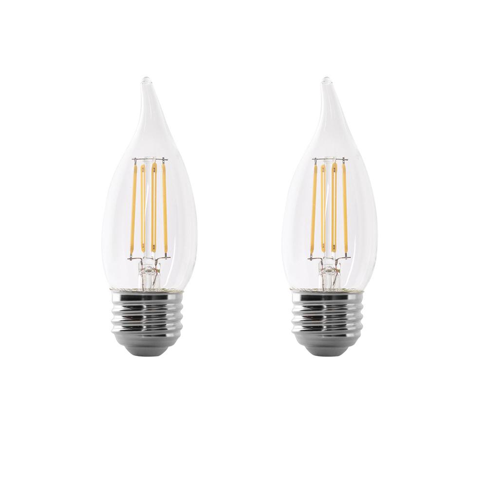 Feit Electric 40-Watt Equivalent CA10 Candelabra Dimmable Filament CEC ... Feit Electric 40-Watt Equivalent CA10 Candelabra Dimmable Filament CEC ...