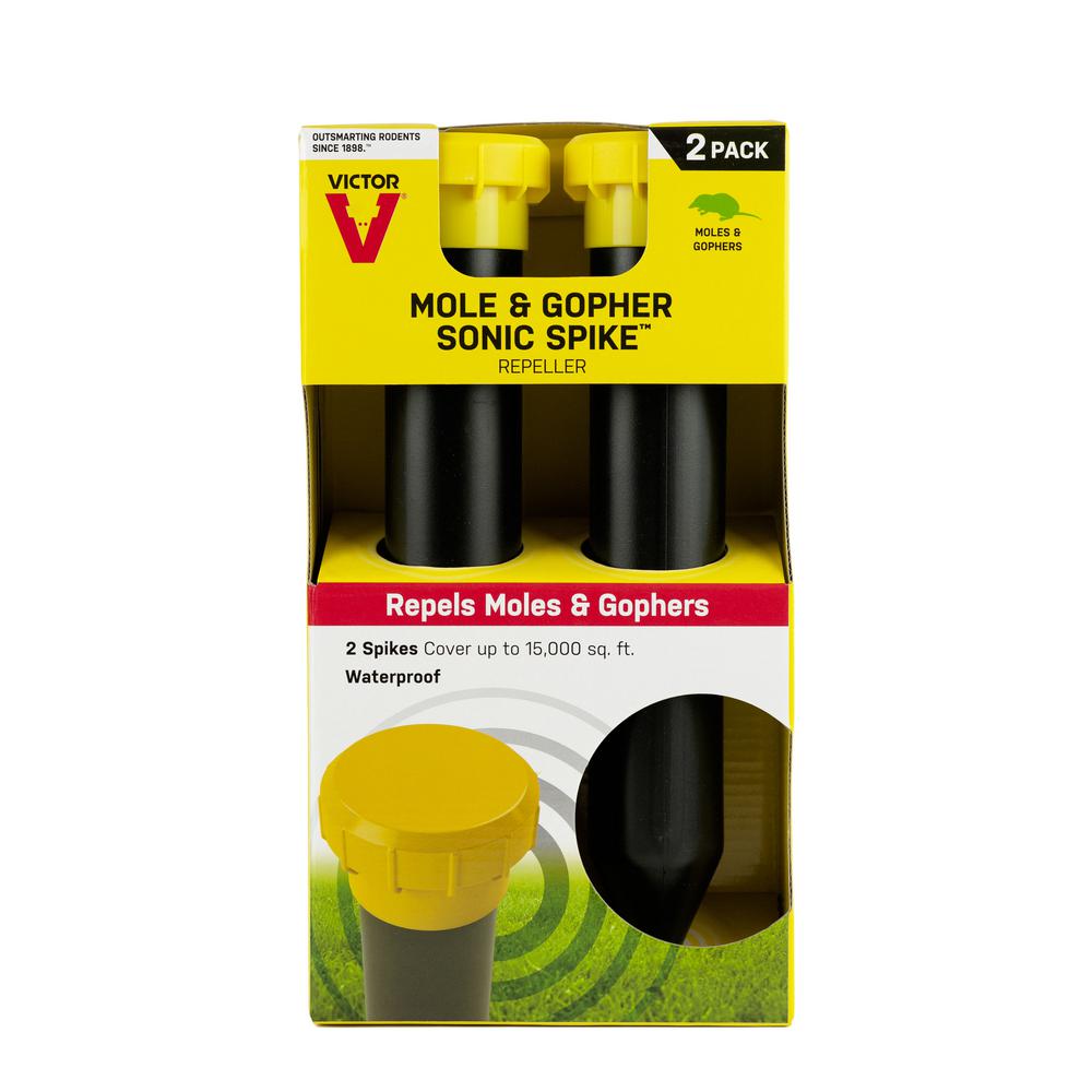 Victor Mole and Gopher Sonic Spike (2-Pack)-M9012 - The Home Depot