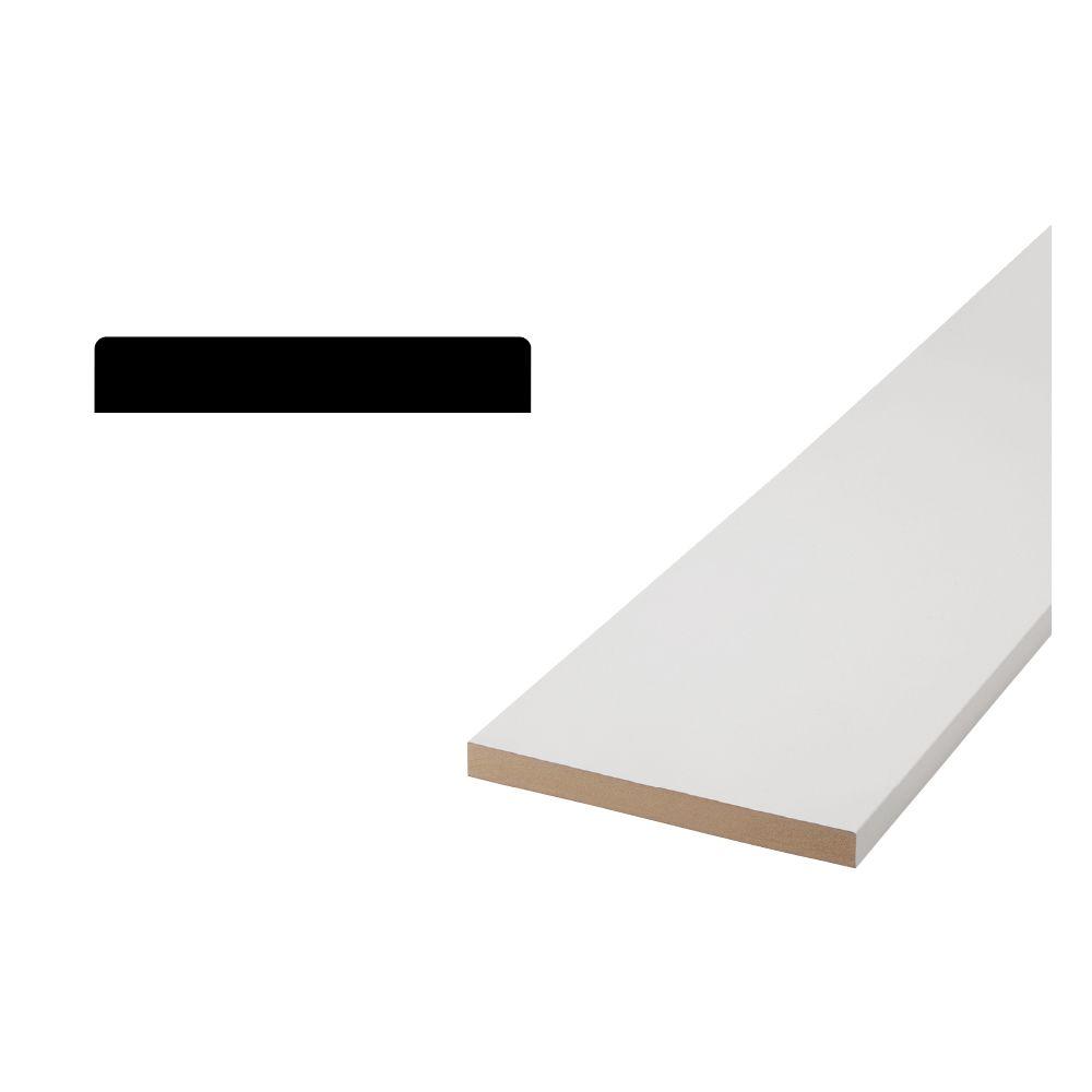 Woodgrain Millwork 1x6 11/16 in. x 5-1/2 in. x 96 in. Medium Density ...