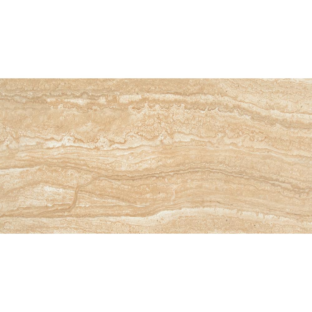 MSI Vigo Beige 12 in. x 24 in. Glazed Ceramic Floor and Wall Tile (16 ...