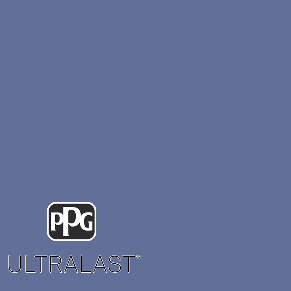 PPG UltraLast 1 gal. #PPG1167-6 Blueberry Patch Matte Interior Paint ...