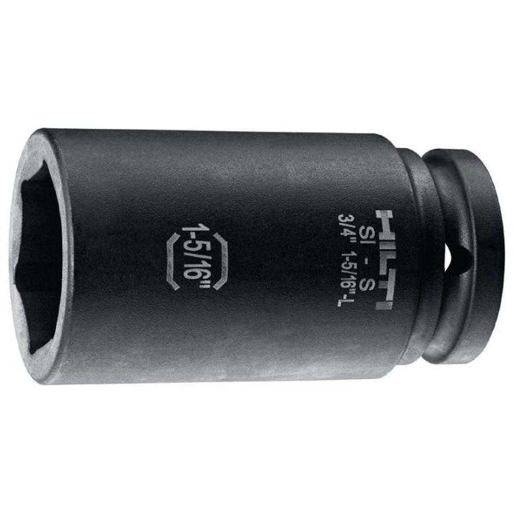Hilti 3/4 in. Drive to 1-5/16 in. L Impact Socket-2113270 - The Home Depot