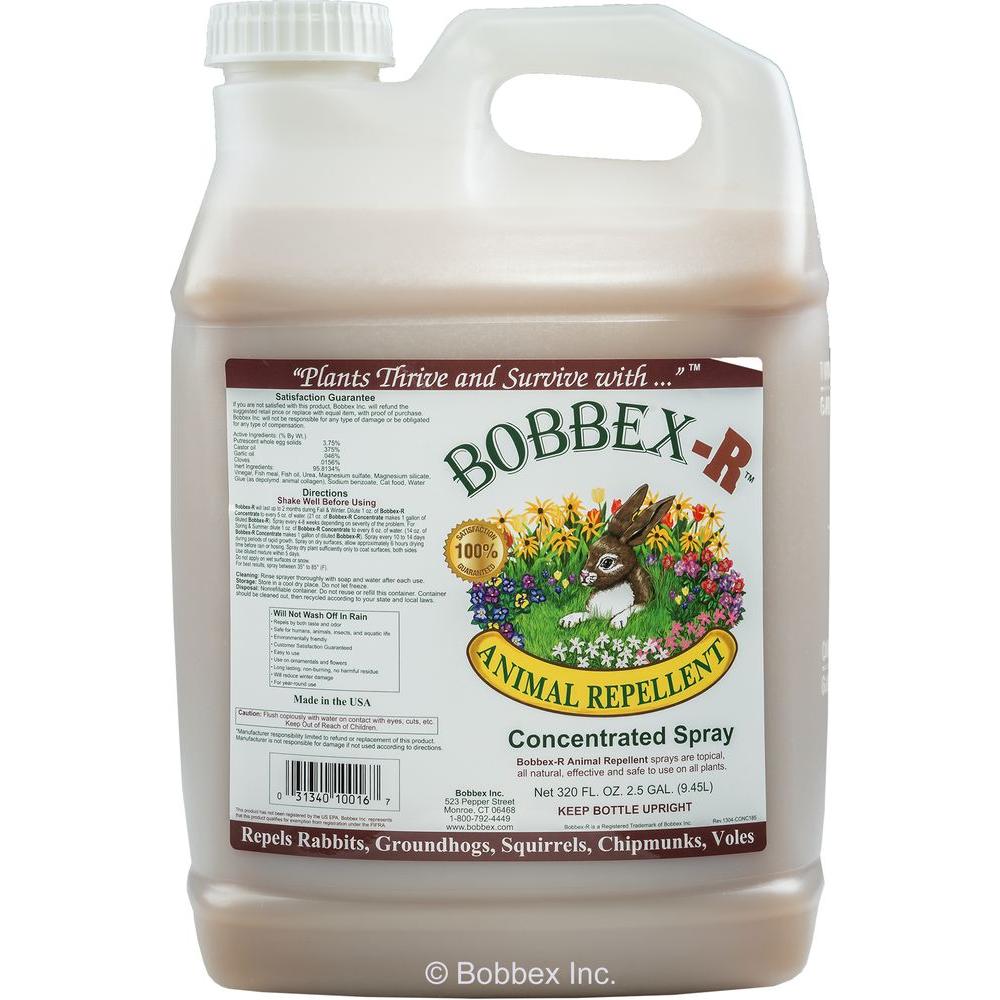 Bobbex 2.5 Gal. Bobbex-R Animal Repellent Concentrated Spray-B550185 ...